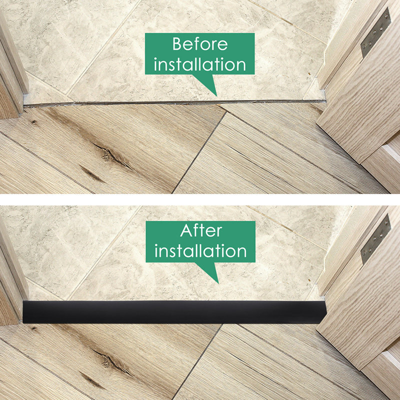 Vinyl-tile 1.6 W x 120 L Peel and Stick Flooring Trim Roll | Wayfair