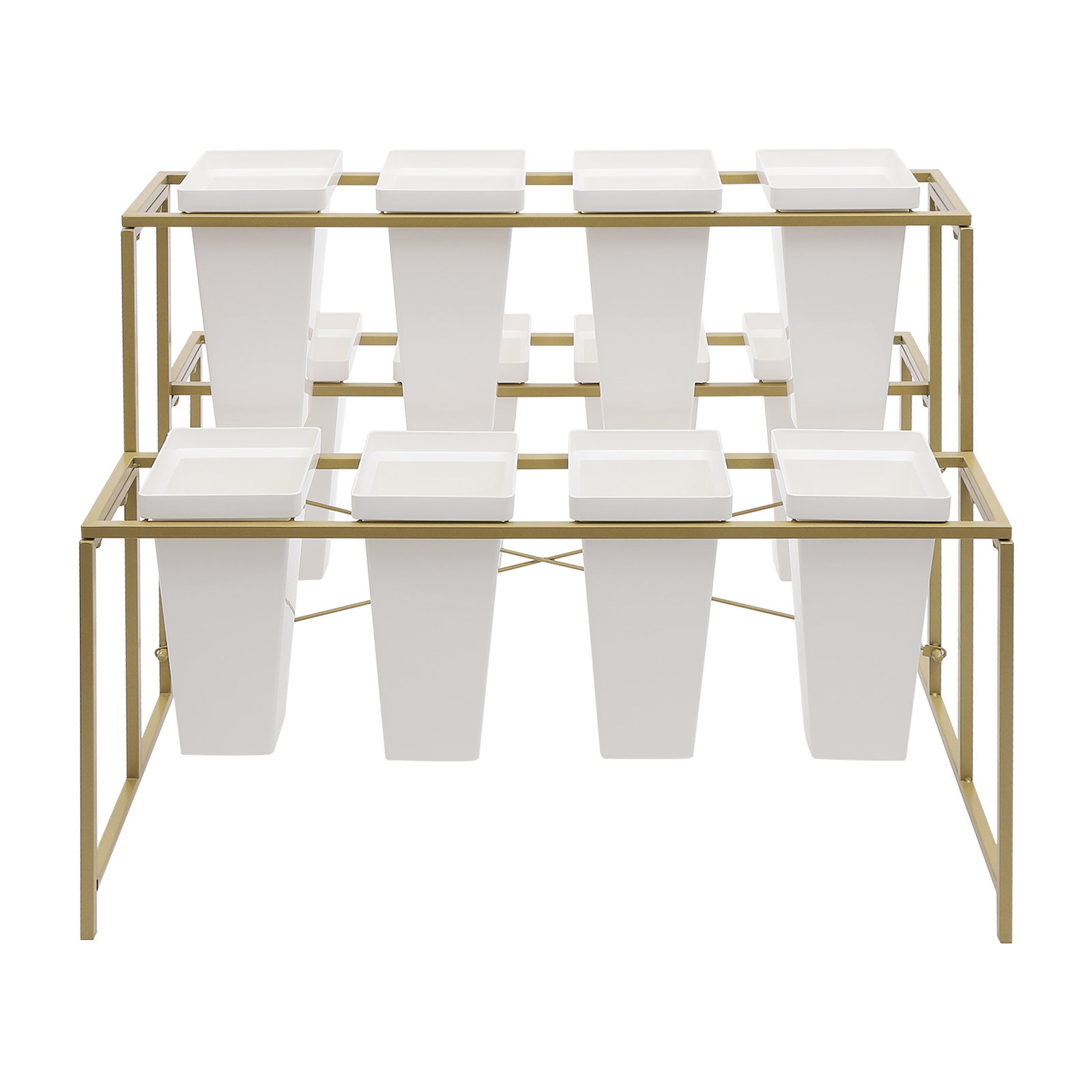 Latitude Run® Annville Metal Flower Display Stand Plant Stand With ...