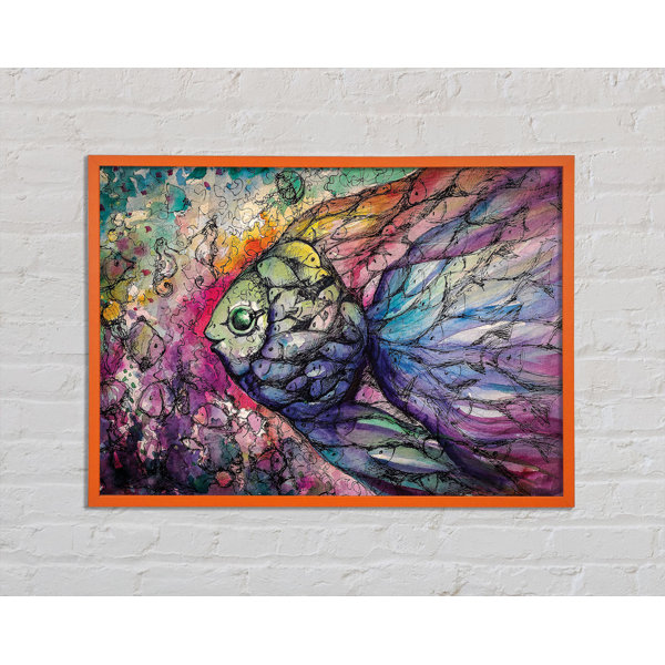 Highland Dunes Baylen Fish of Fish - Single Picture Frame Art Prints ...