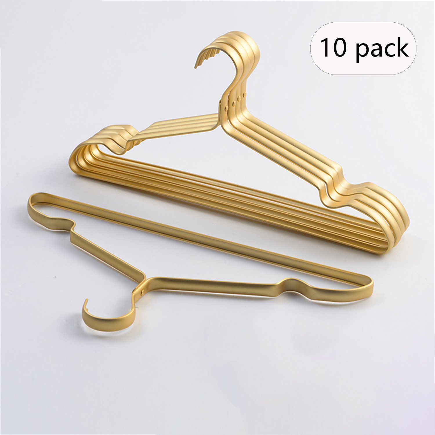 Meta Tarmor Space-Grade Aluminum Alloy Clothes Hangers – Anti-Slip, Non ...
