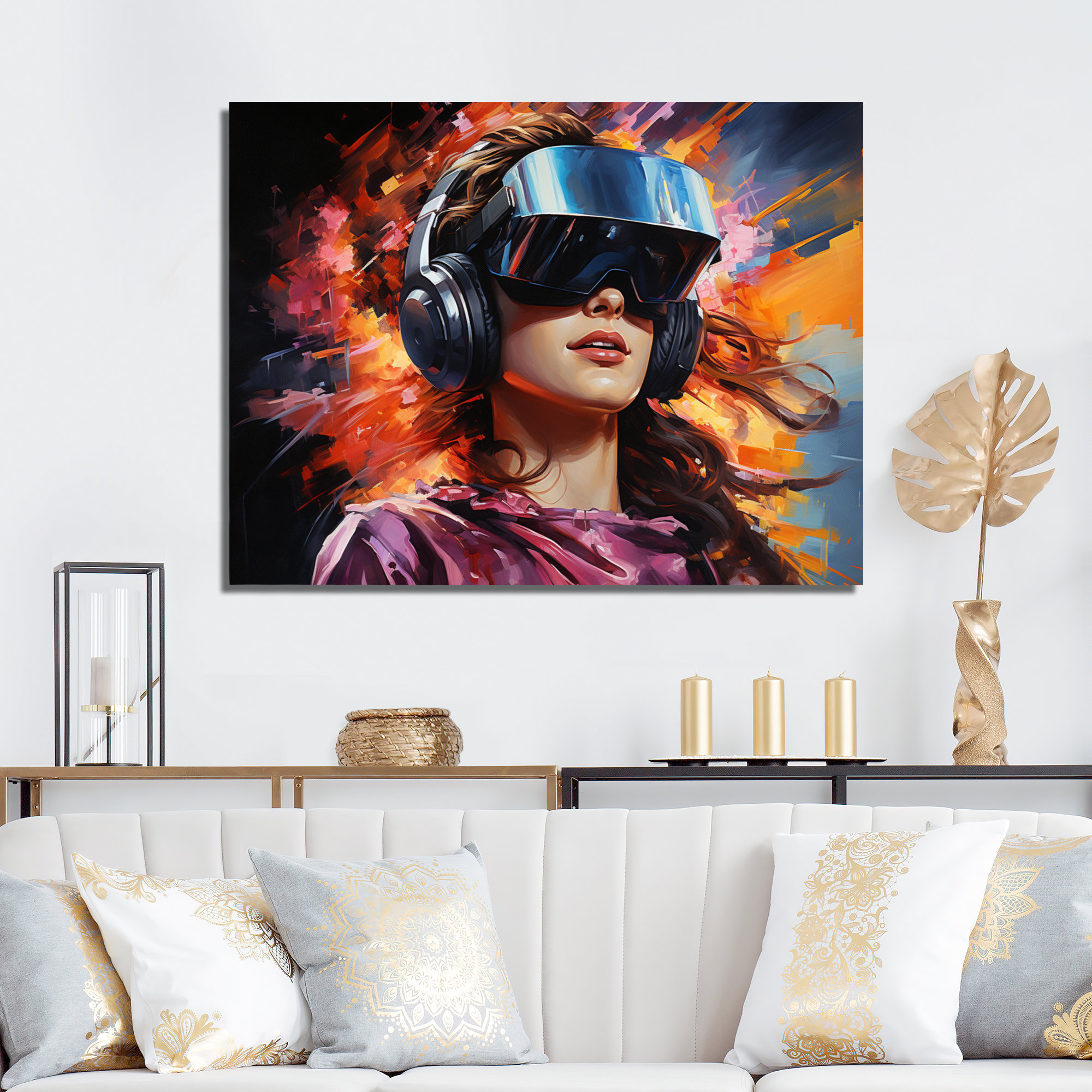 Winston Porter Video Game Virtual Adventure Portrait II Framed On ...