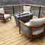 Orren Ellis Horatious Outdoor Modern Concrete Propane Fire Pit Table ...