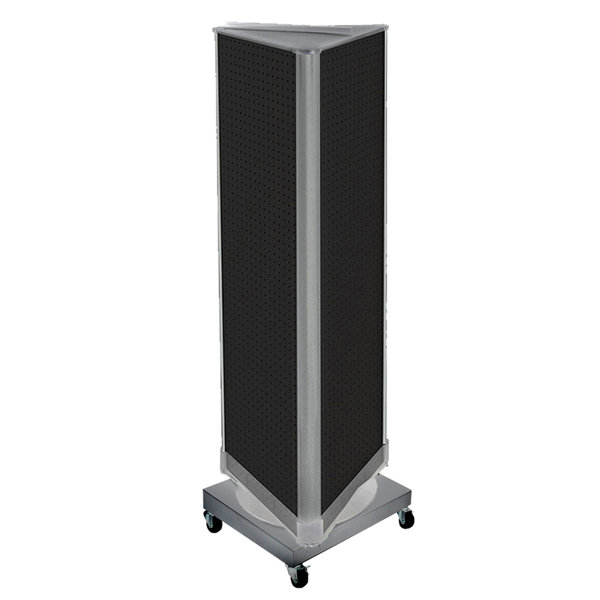 Azar Displays Three-Sided Revolving Pegboard Tower Floor Display on ...