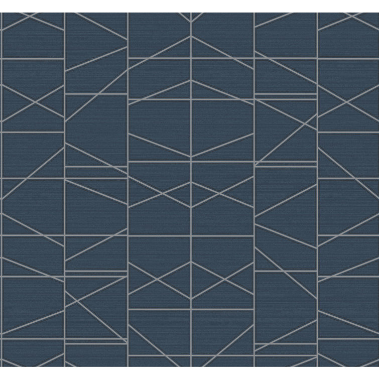 York Wallcoverings Geometric Roll & Reviews | Wayfair