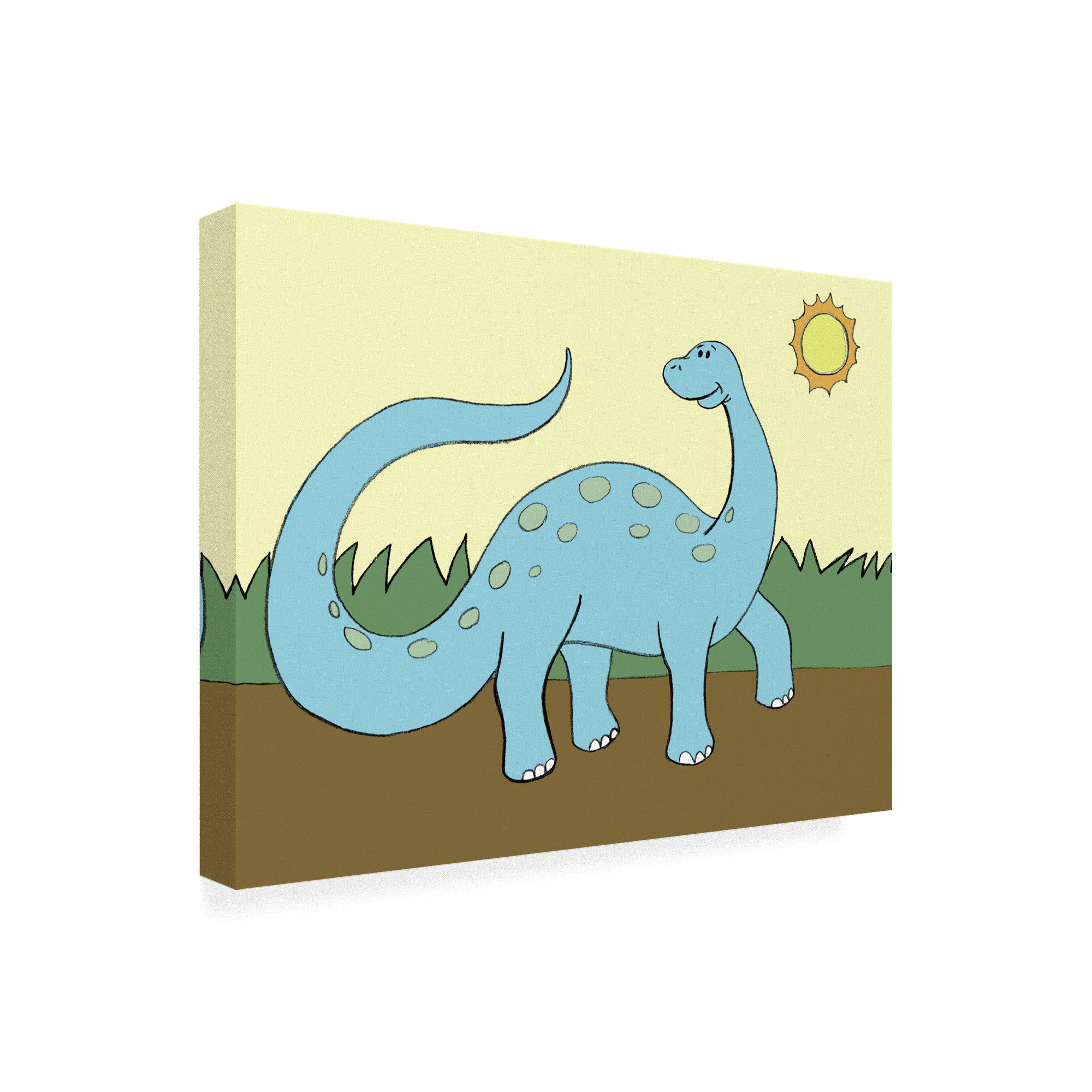 Harriet Bee Prehistoric Playtime IV by Pam Ilosky - Wrapped Canvas ...