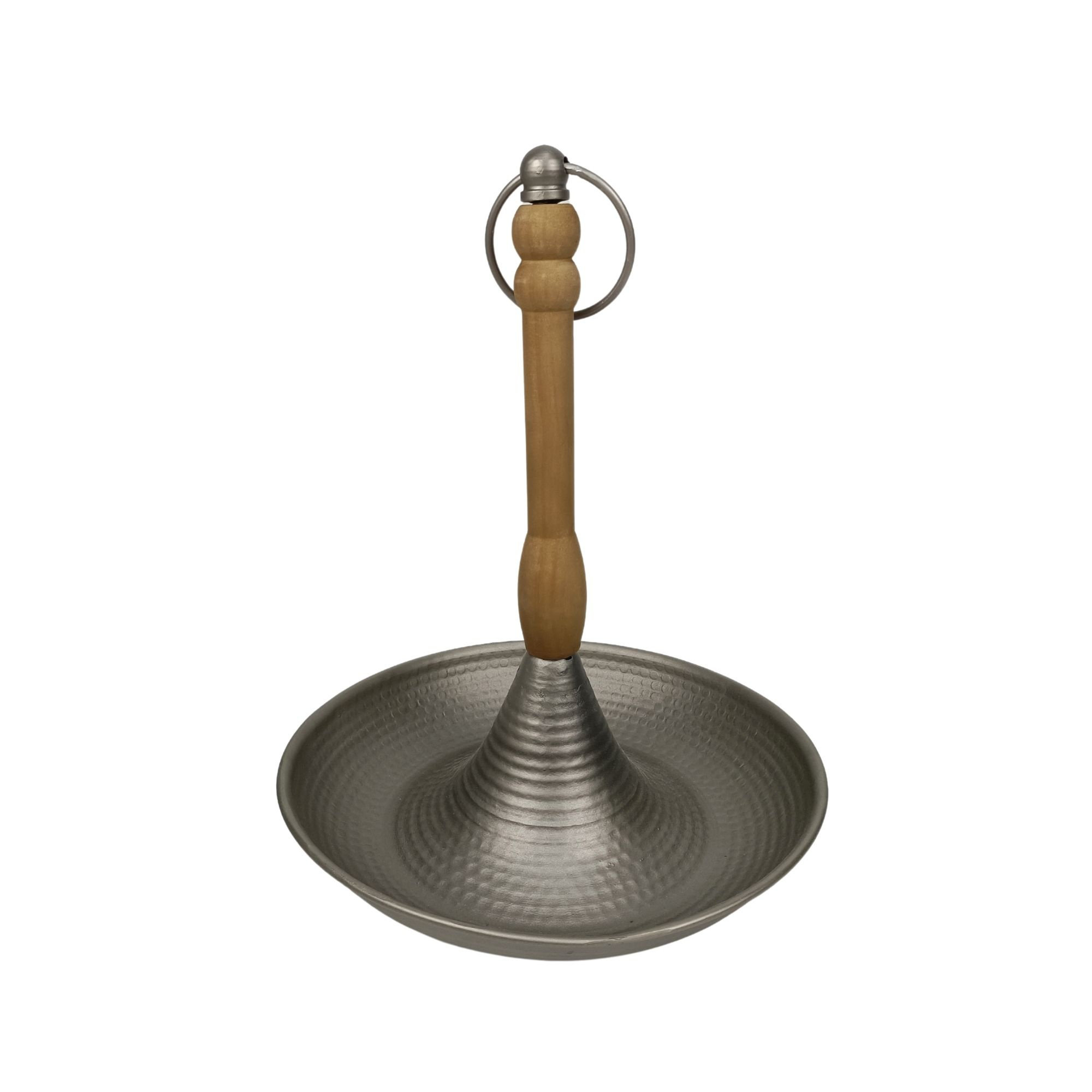 Winston Porter VIP Metal 12.2 in. Silver Tray With Post | Wayfair