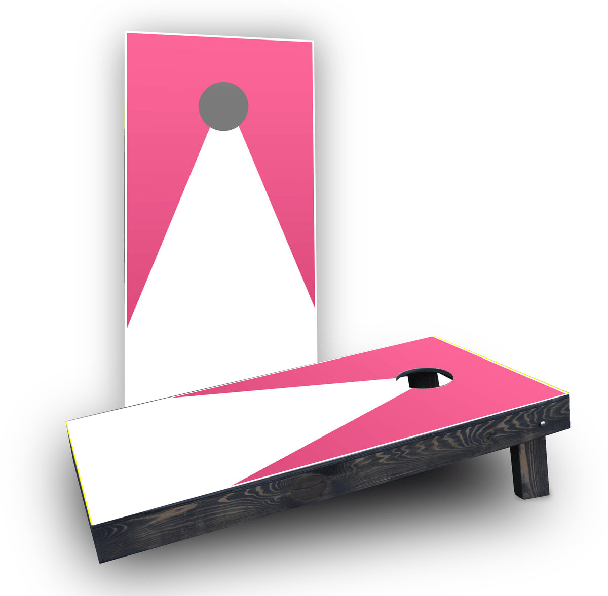 Custom Cornhole Boards Triangles Cornhole Game Set - Wayfair Canada