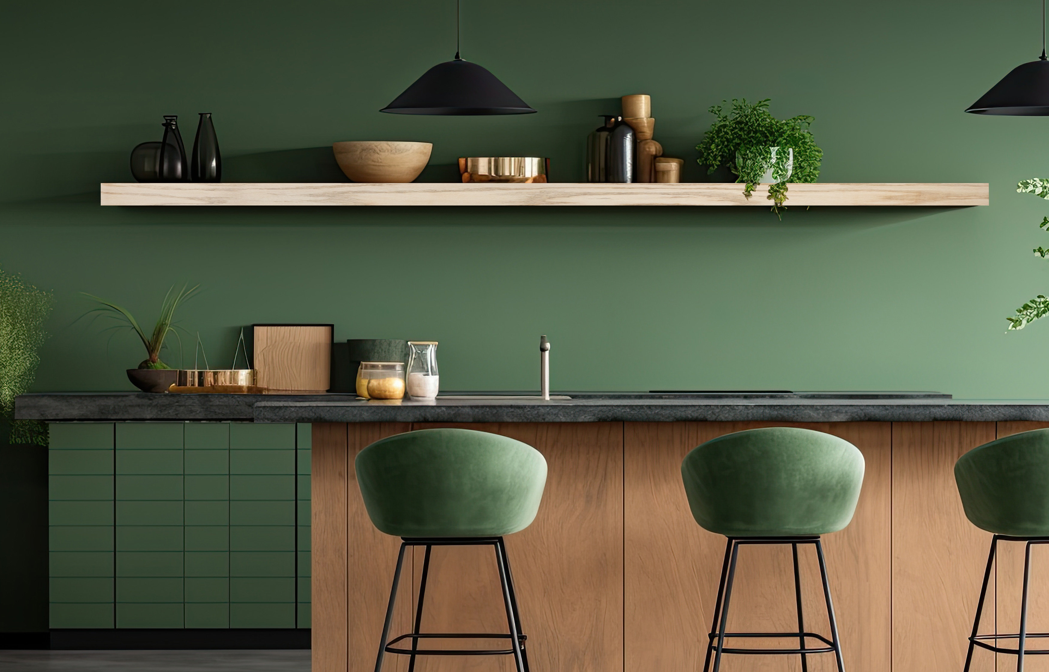 Rayne Mirrors Emerald Lee Oak Solid Wood Floating Shelf - Wayfair Canada