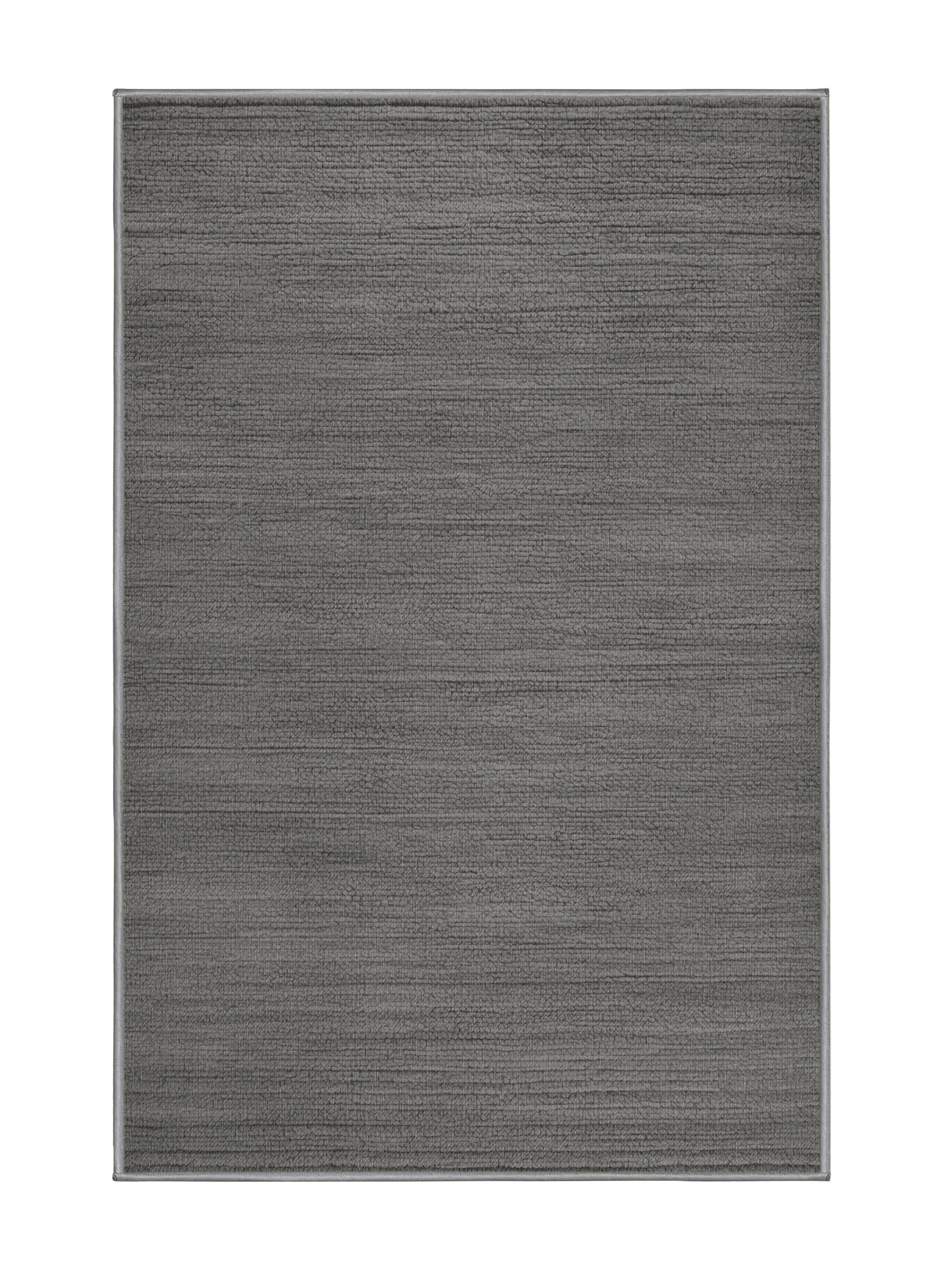 Hokku Designs Machine Washable Solid Gray Area Rug | Wayfair