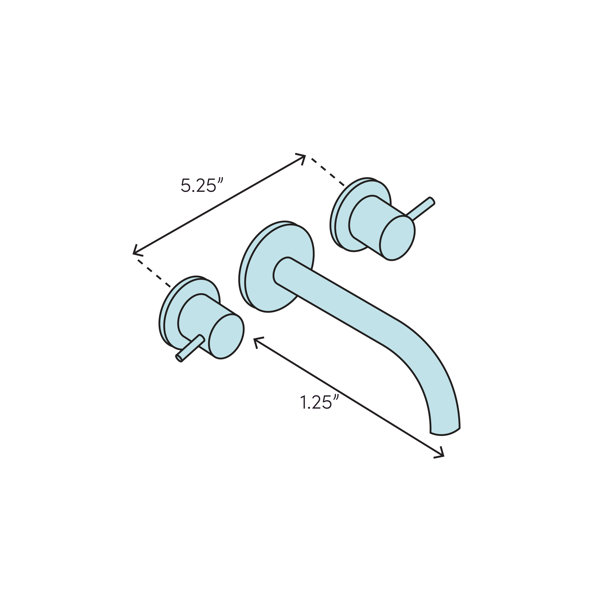 Kohler Triton Shelf-Back Commercial Bathroom Sink Faucet with Grid ...