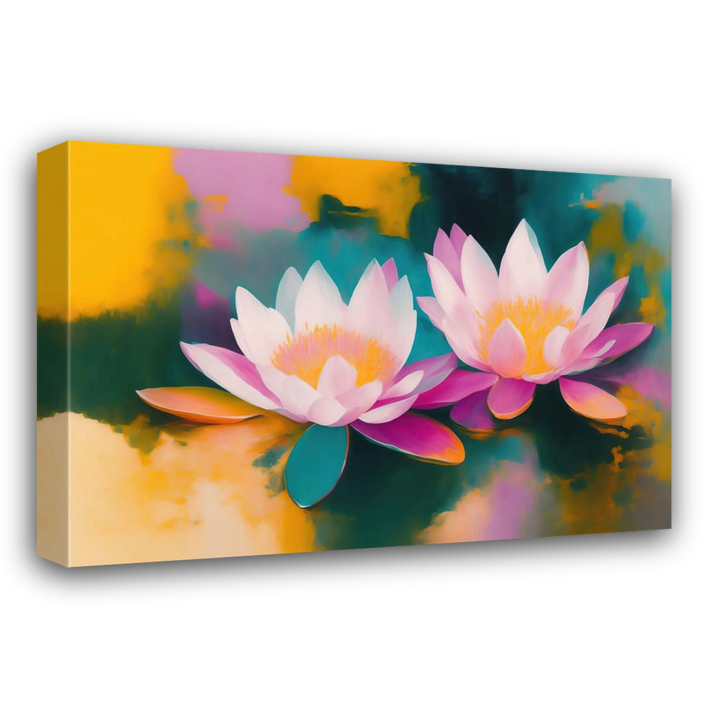 Ivy Bronx Scheinman Brilliant Waterlilies-Sixteen On Canvas by Steven ...