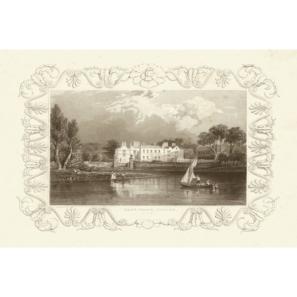 August Grove Views Of England IV by Tombleson - Wrapped Canvas Art ...