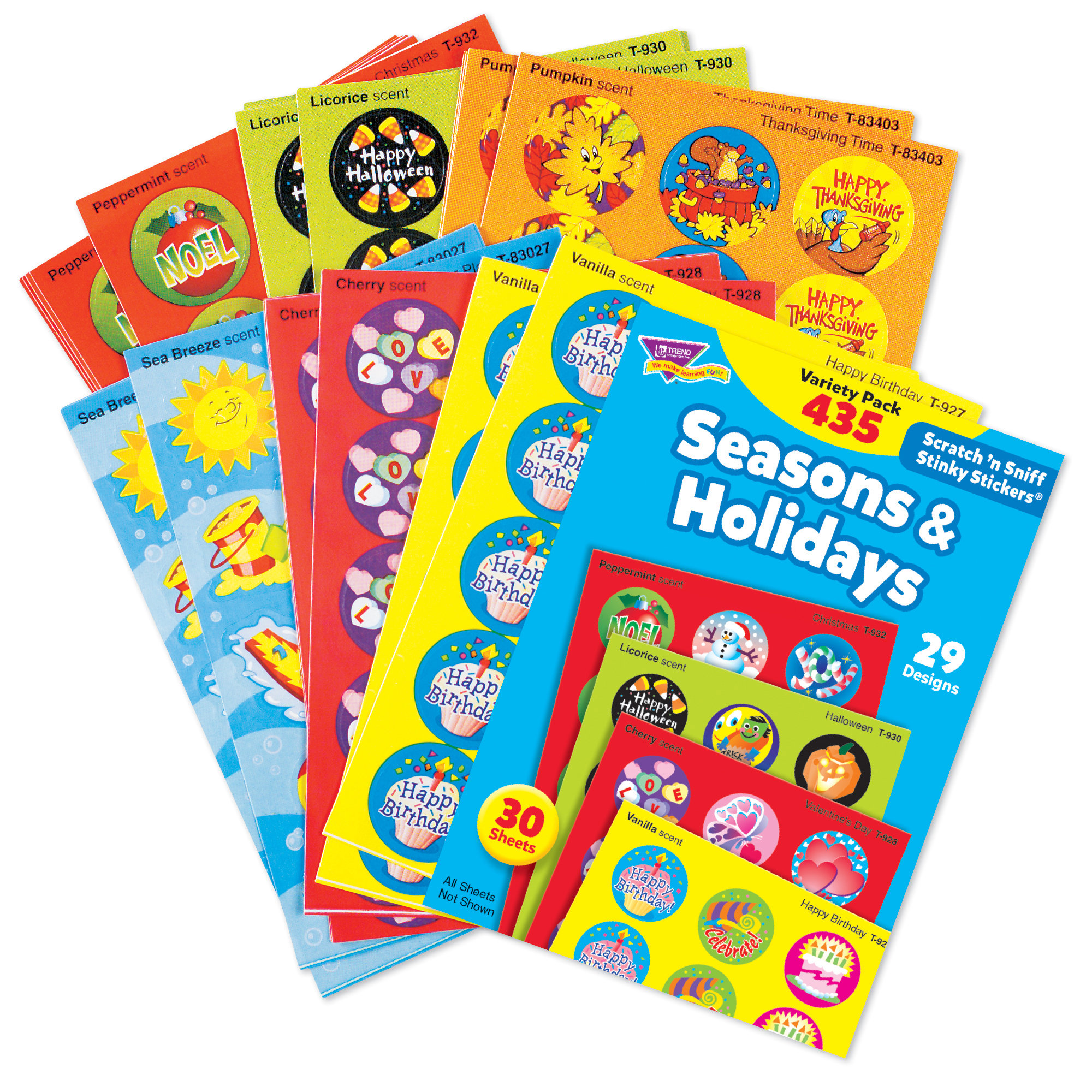 TREND enterprises, Inc. Trend Seasons Holidays Stinky Stickers Variety ...