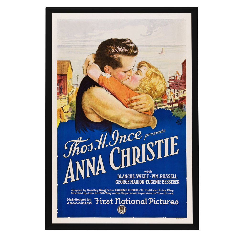 Red Barrel Studio® Anna Christie (1923) Framed On Paper Poster | Wayfair