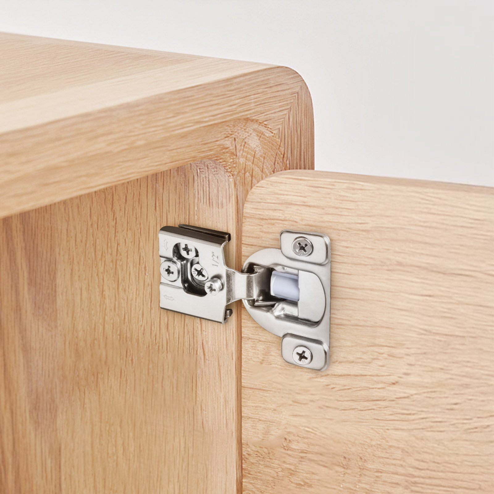 VEVOR Cabinet Door Hinges Partial Overlay Soft Close for Framed Type ...