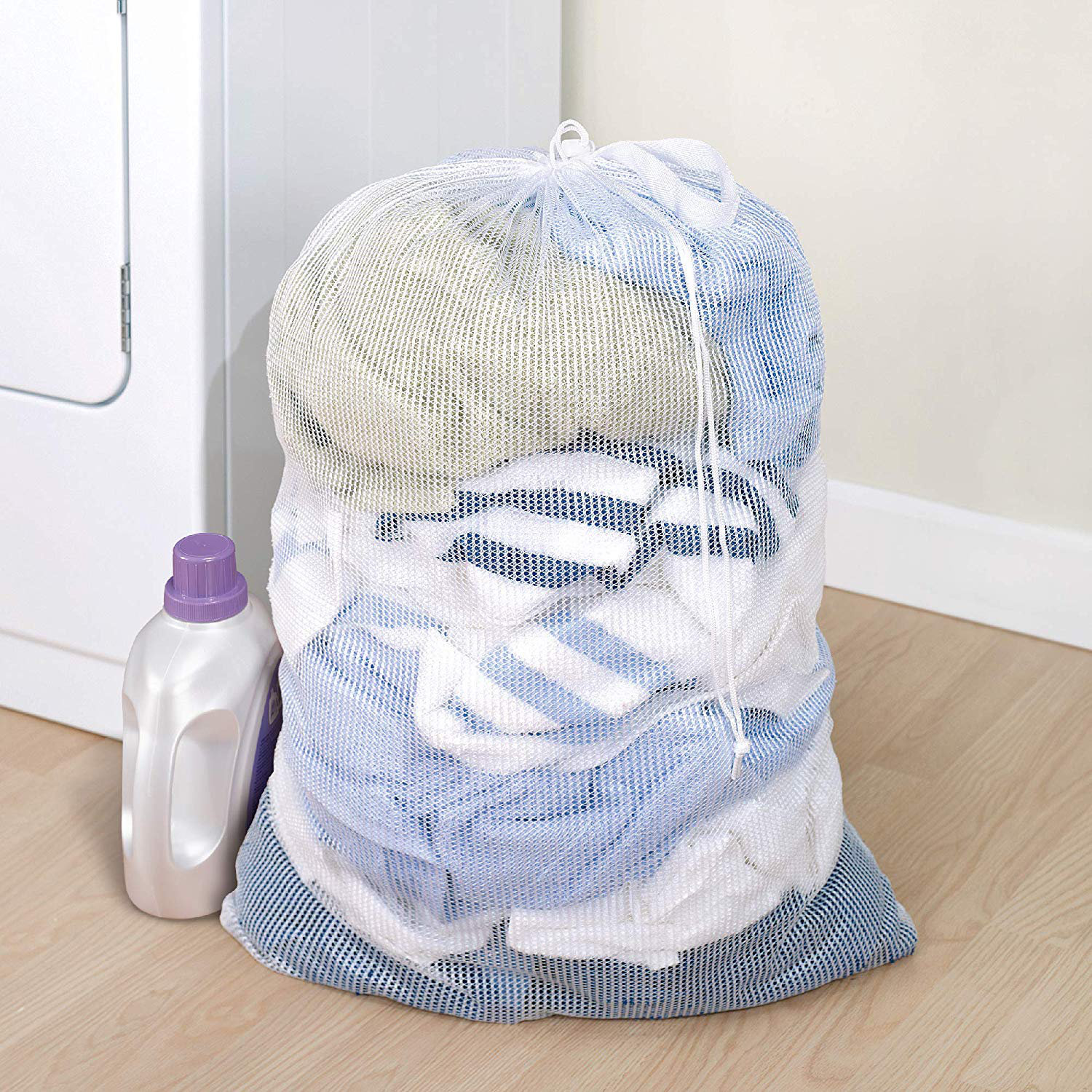 SmartDesign Mesh Laundry Bag with Handles | Wayfair