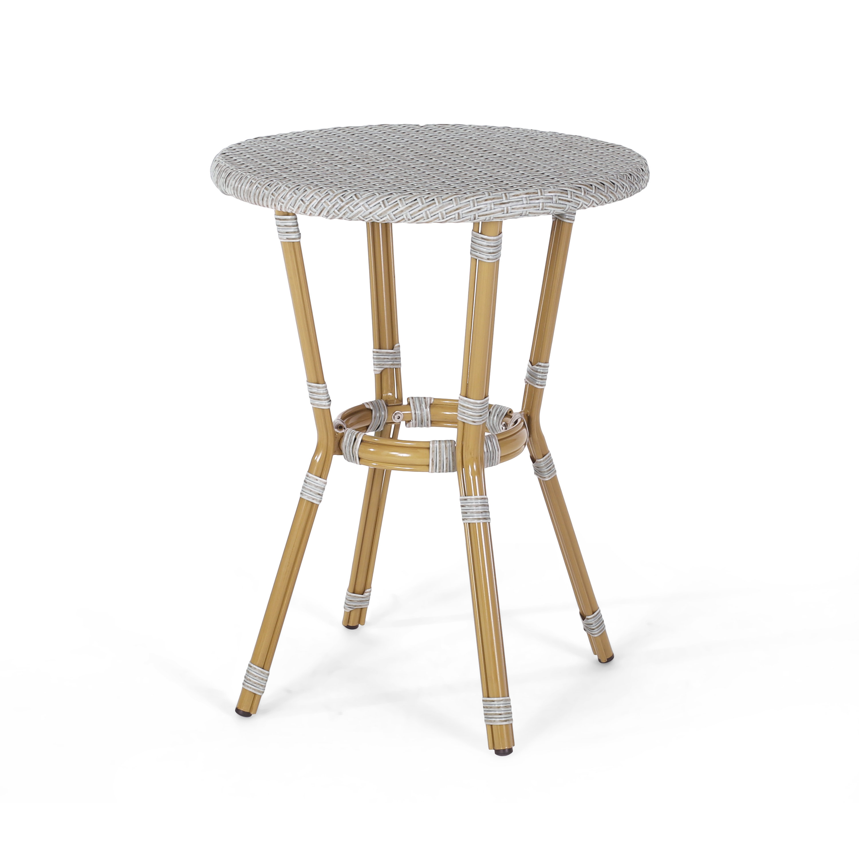 Longshore Tides Wicker Bistro Table & Reviews | Wayfair