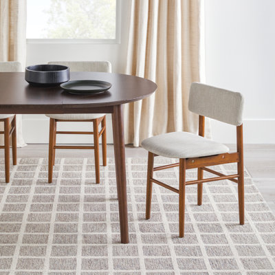 Corrigan Studio® Linelle Solid Wood Extendable Dining Table & Reviews ...