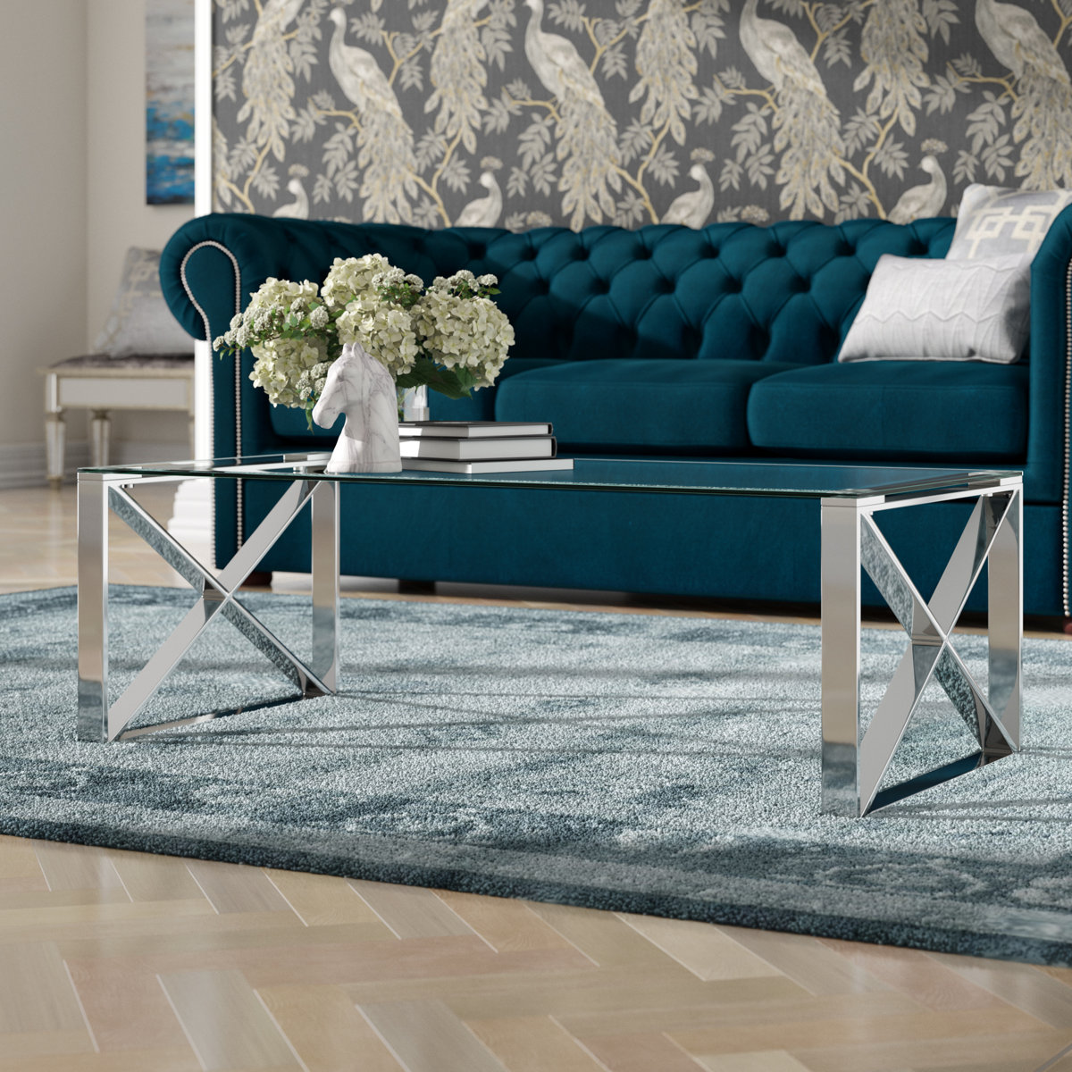 Etta Avenue Adah Rectangular Coffee Table for Living Room Furniture ...