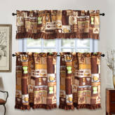 Wrought Studio Knushevia Geometric Semi-Sheer Grommet Single Curtain ...