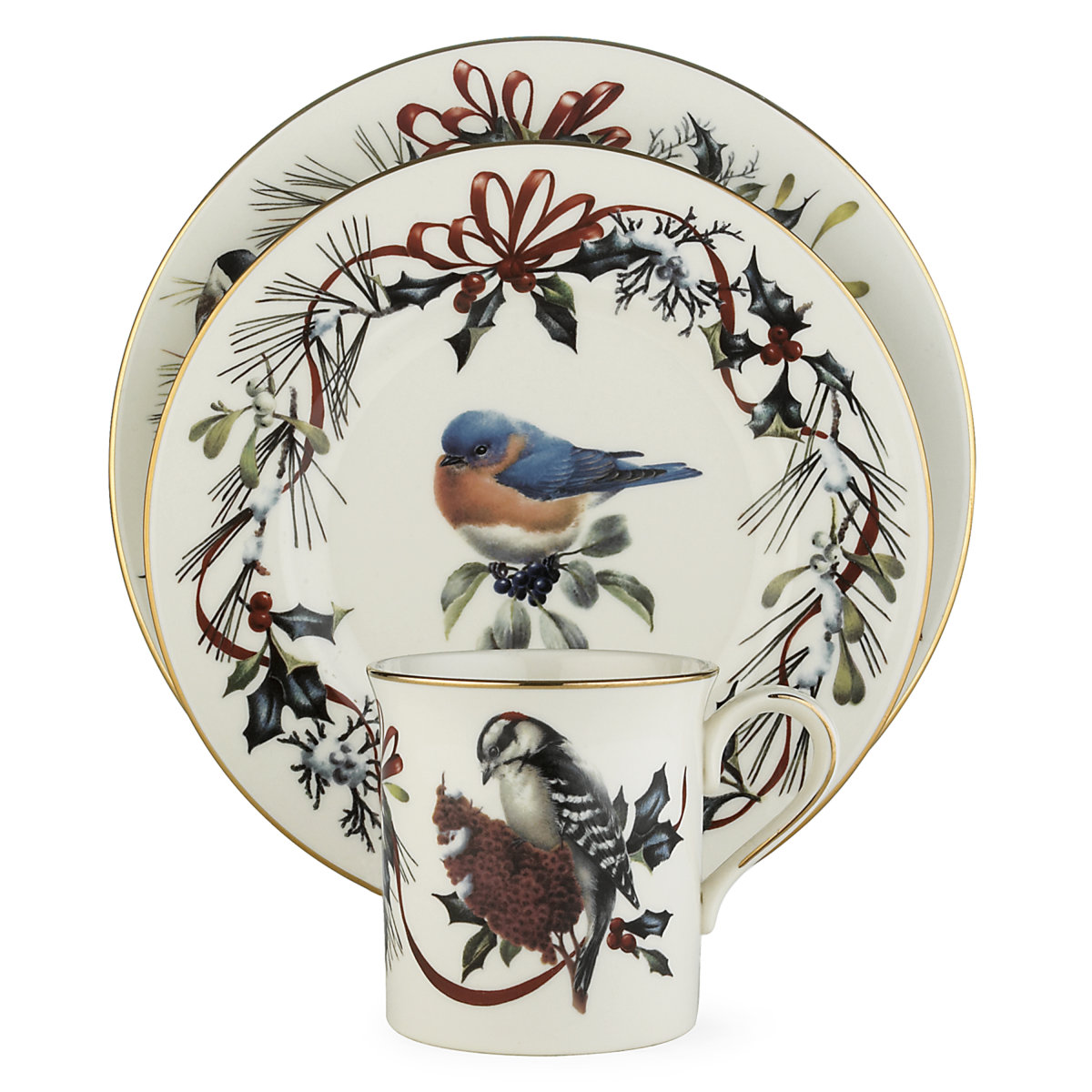 Lenox Winter Greetings 12-Piece Dinnerware Set & Reviews | Wayfair