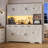 Ebern Designs 71" Tall Kitchen Pantry With LED Lights & Charging ...