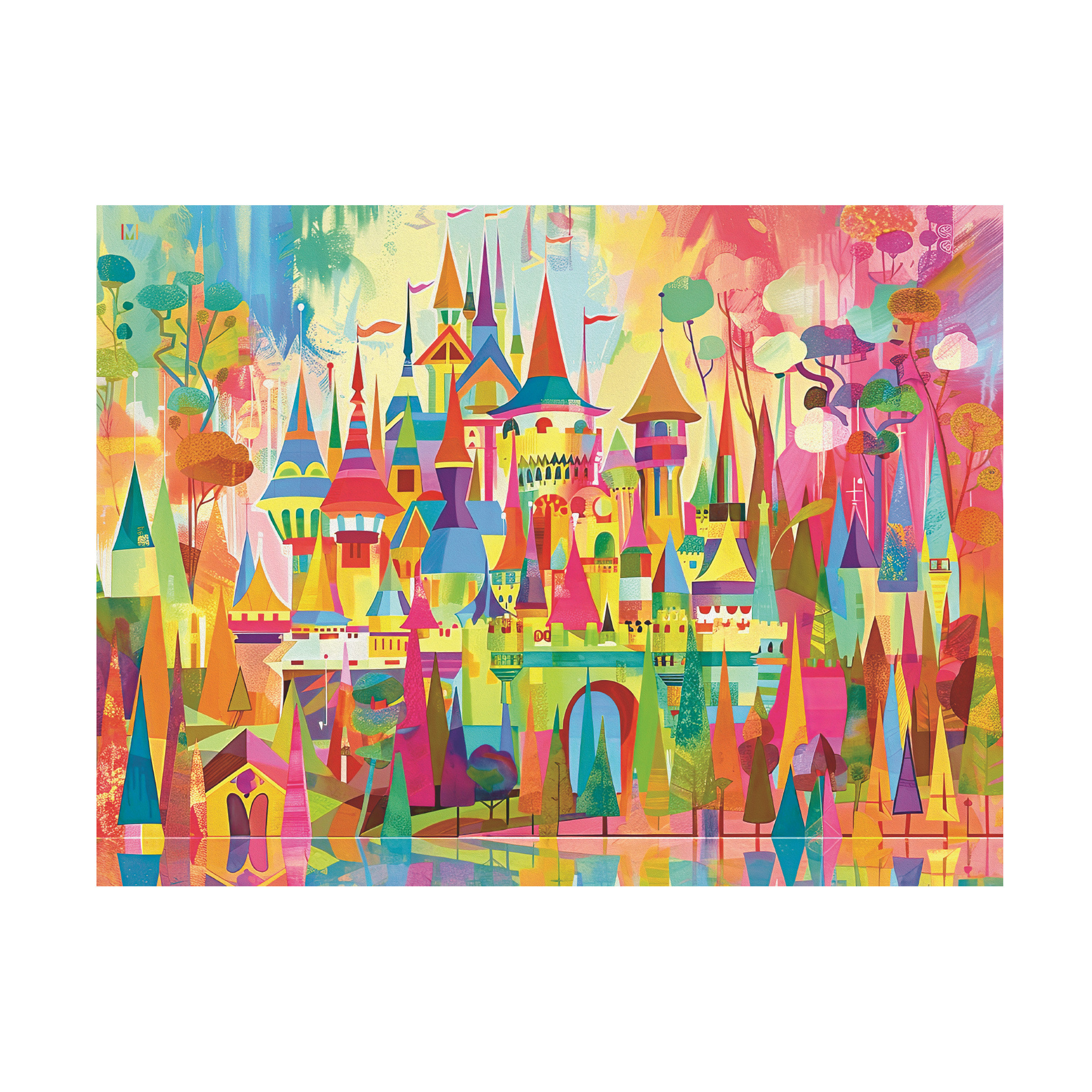 Winston Porter Michael David Ward Fairy Tale Castle Canvas Art | Wayfair