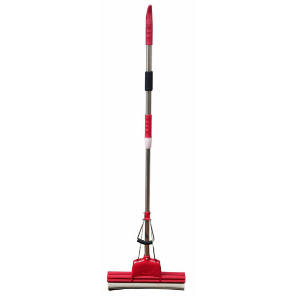 Symple Stuff Aqua Laser Mop With Bucket PVA Red | Wayfair.co.uk