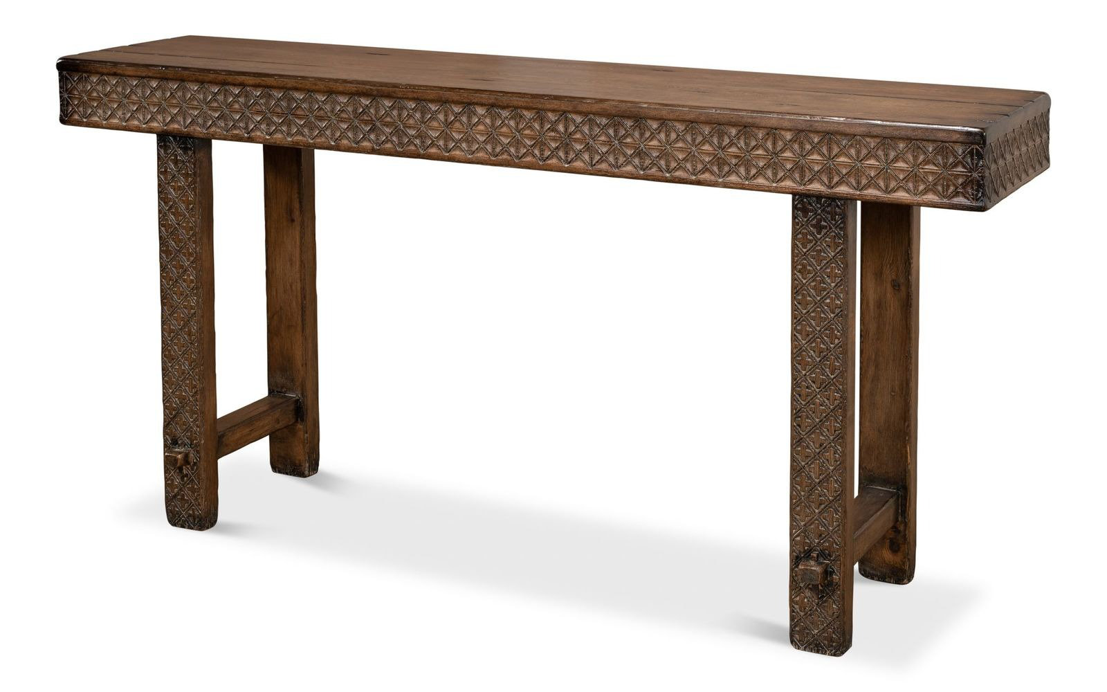 Sarreid Ltd Honeycomb & Cross Console Table | Perigold