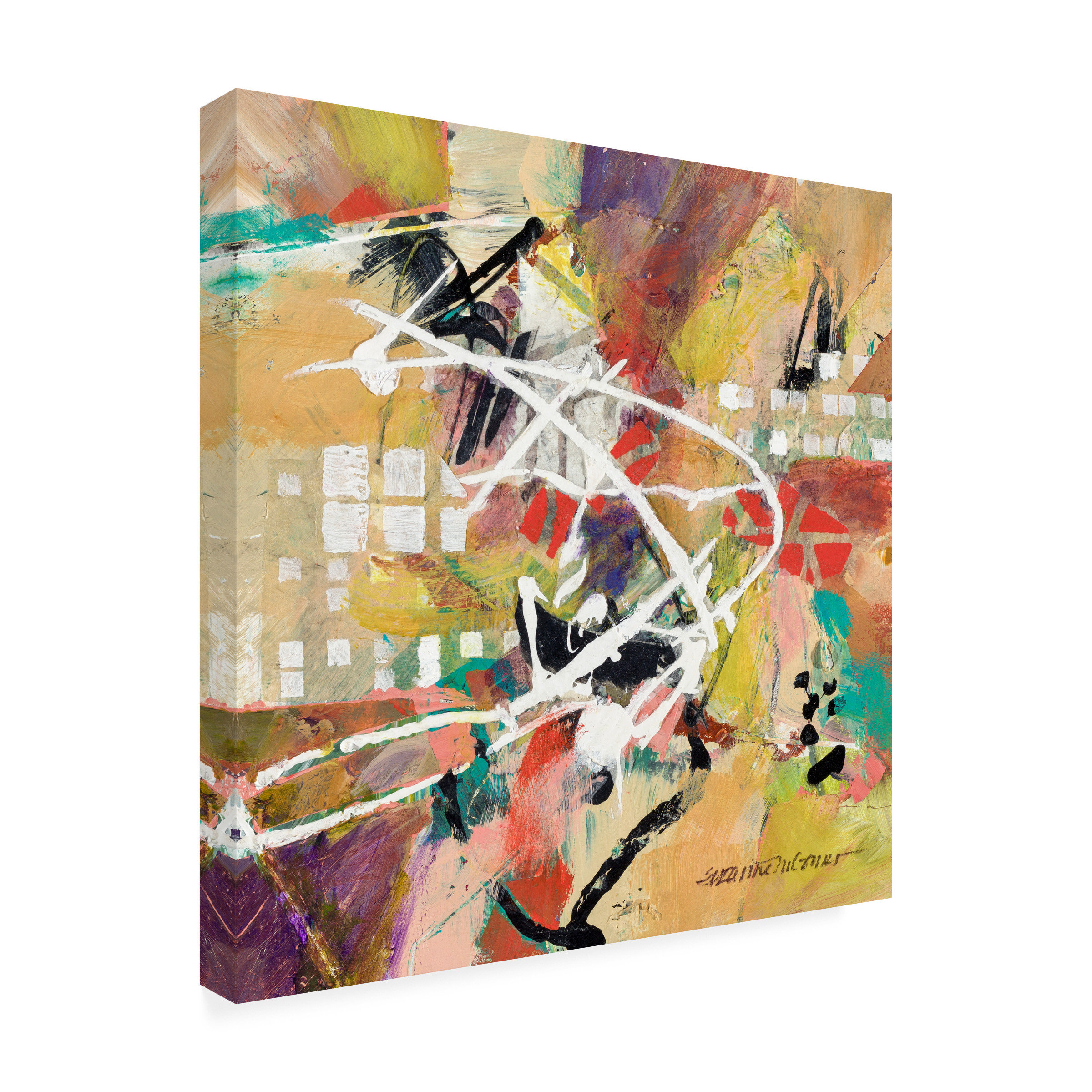 Wrought Studio™ Blosse Boogie On Canvas by Suzanne Mccourt Graphic Art ...