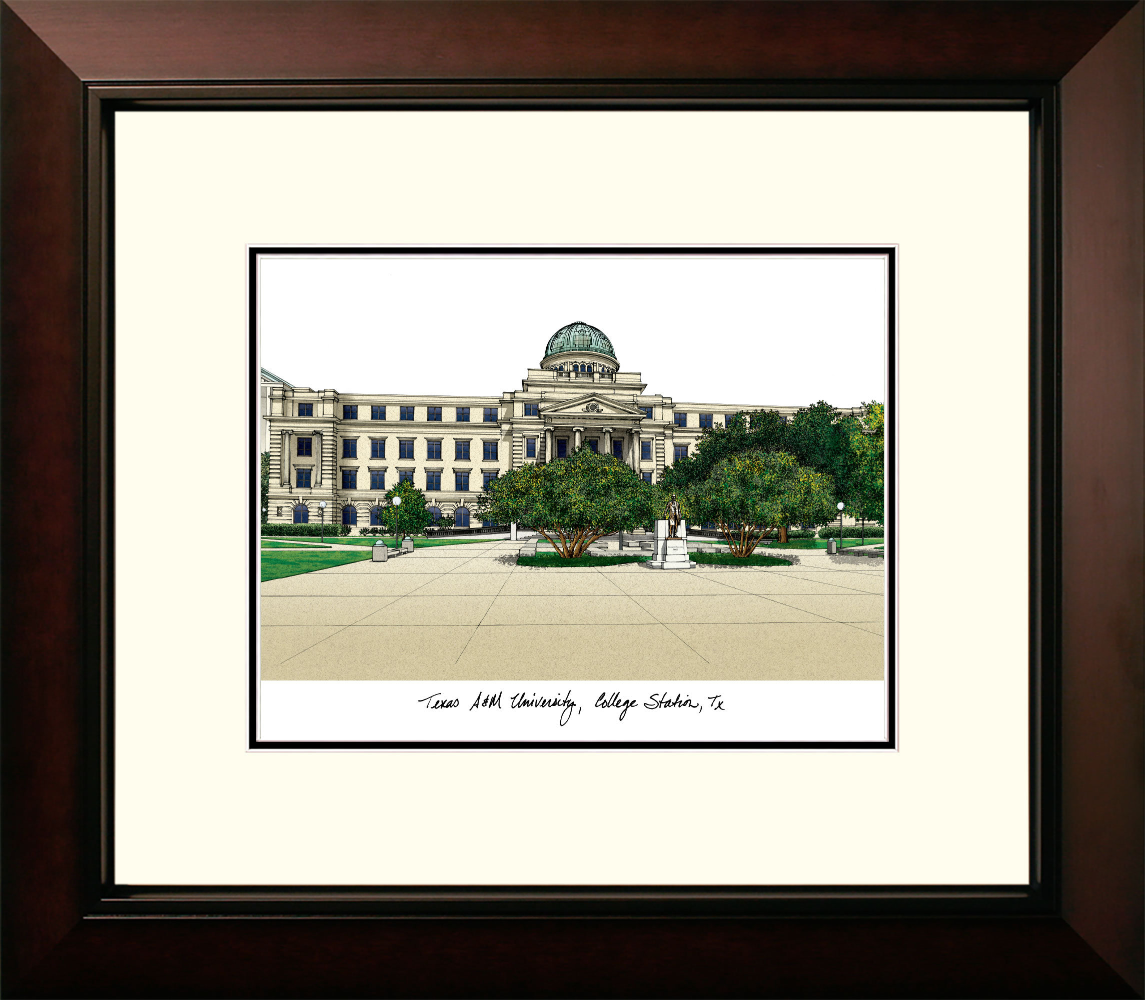 Campus Images NCAA Texas A&M Aggies Legacy Alumnus Lithograph Picture ...