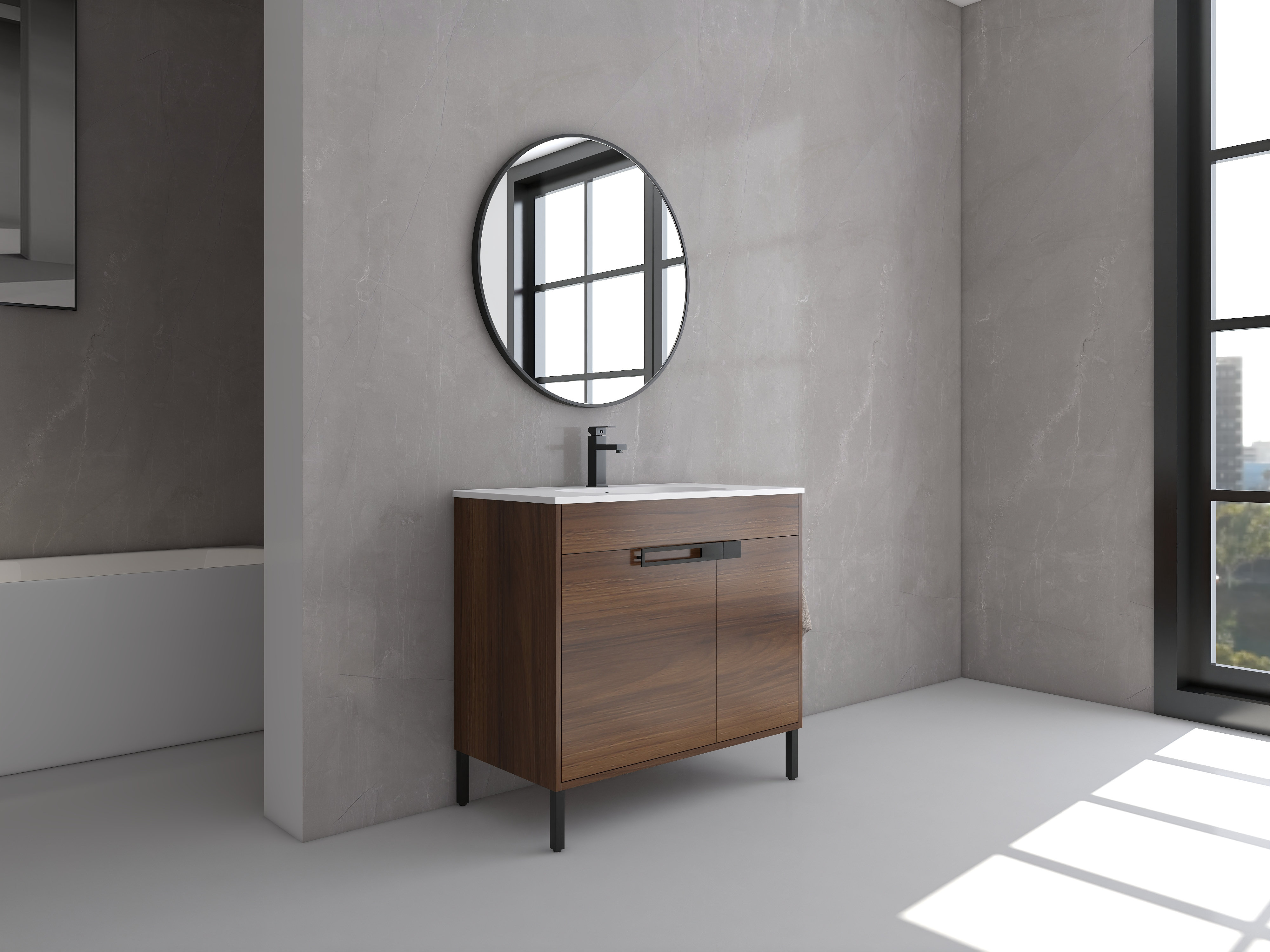 Wade Logan® Brentten 36" W Single Bathroom Vanity | Wayfair