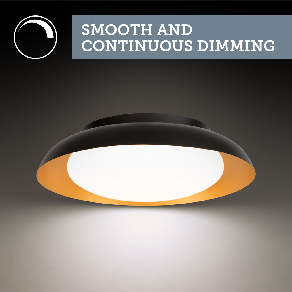 dweLED 1 - Light LED Flush Mount & Reviews | Perigold