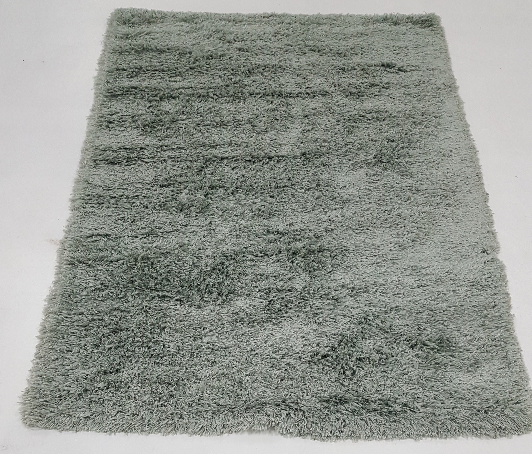 Red Barrel Studio® Rodolfo Handmade Shag Wool Baby Blue Area Rug | Wayfair