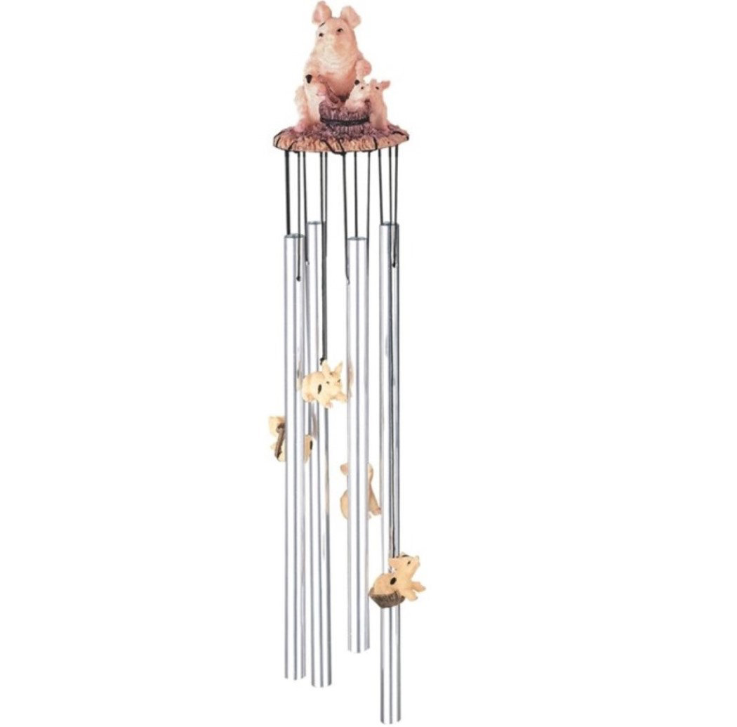 Arlmont & Co. Long Pig Round Top Wind Chime - Wayfair Canada