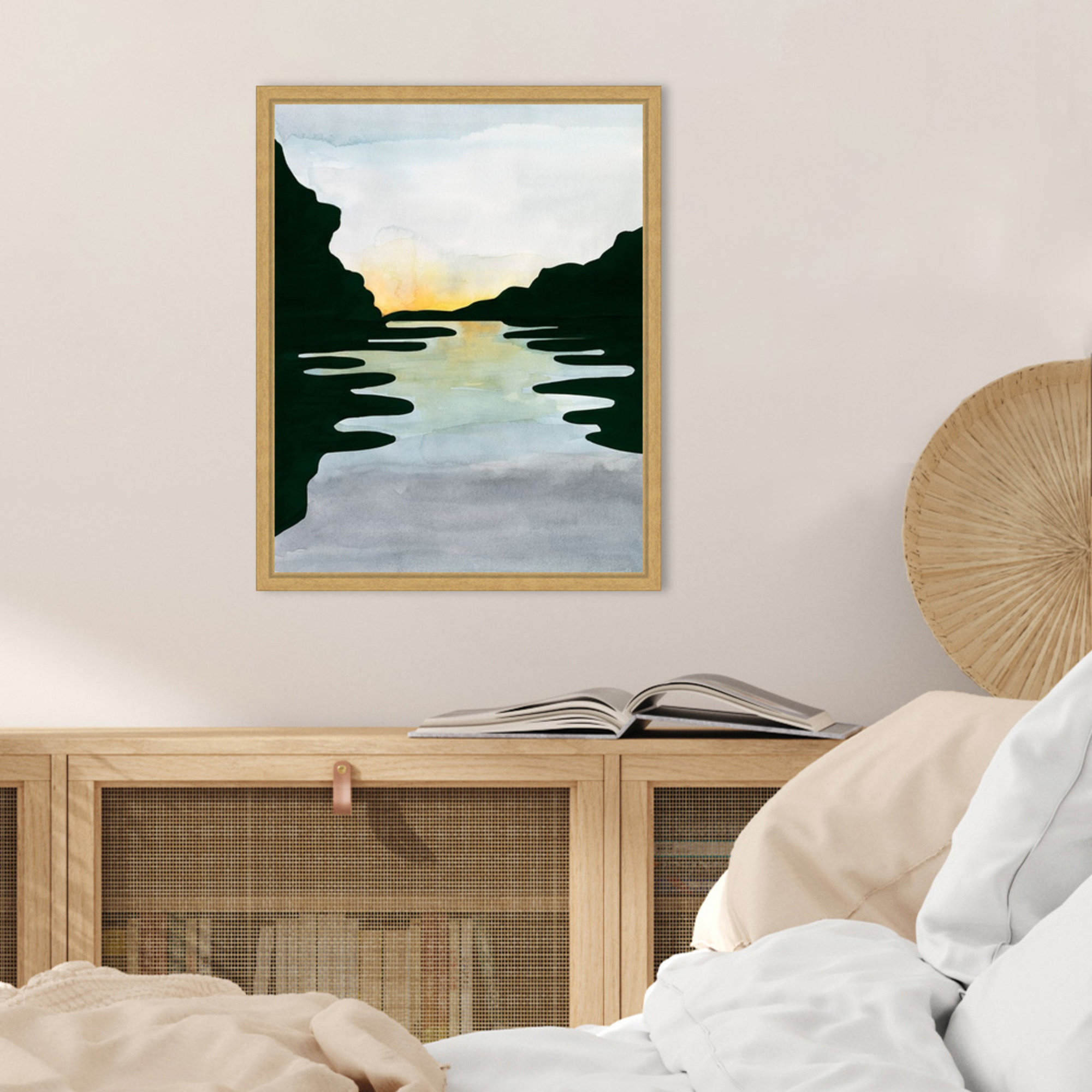 Amanti Art Elizabeths River I by Alicia Longley Framed Canvas Wall Art ...