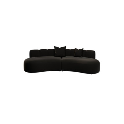 round back corner sofa