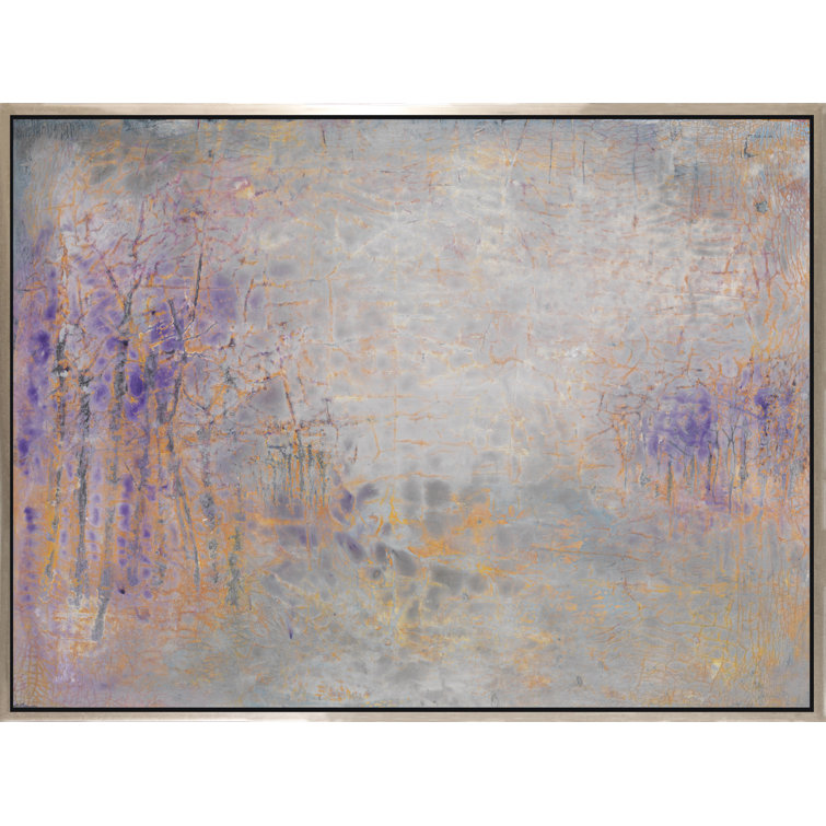 CHC Art, Inc. Pale Mist - Floater Frame Painting on Canvas - Wayfair Canada