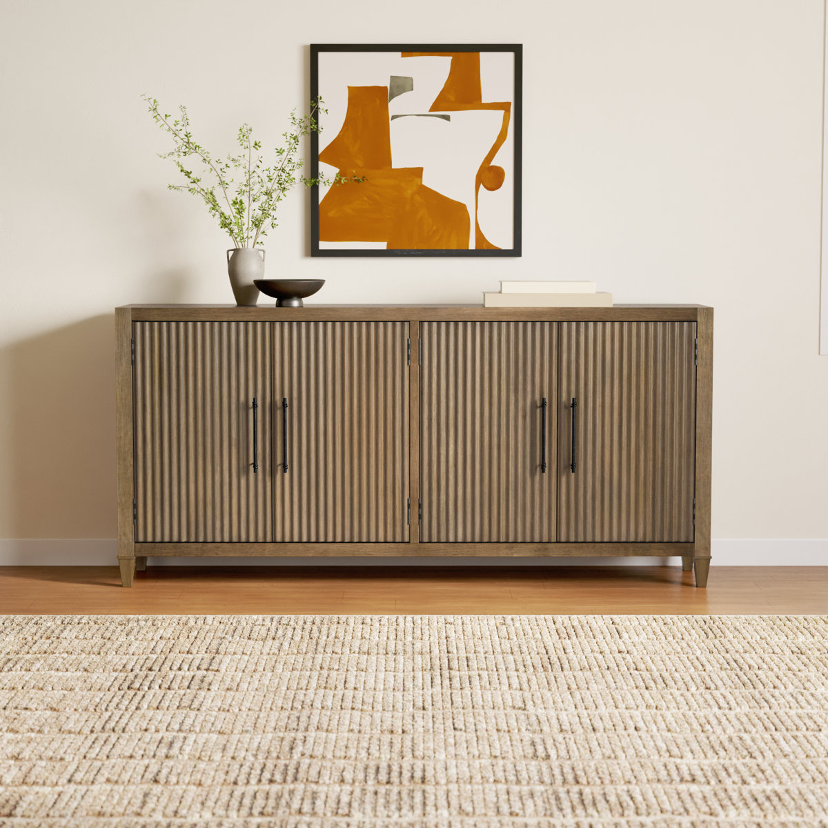 Joss & Main Feria Ailer Solid Wood TV Stand for TVs up to 78" & Reviews ...