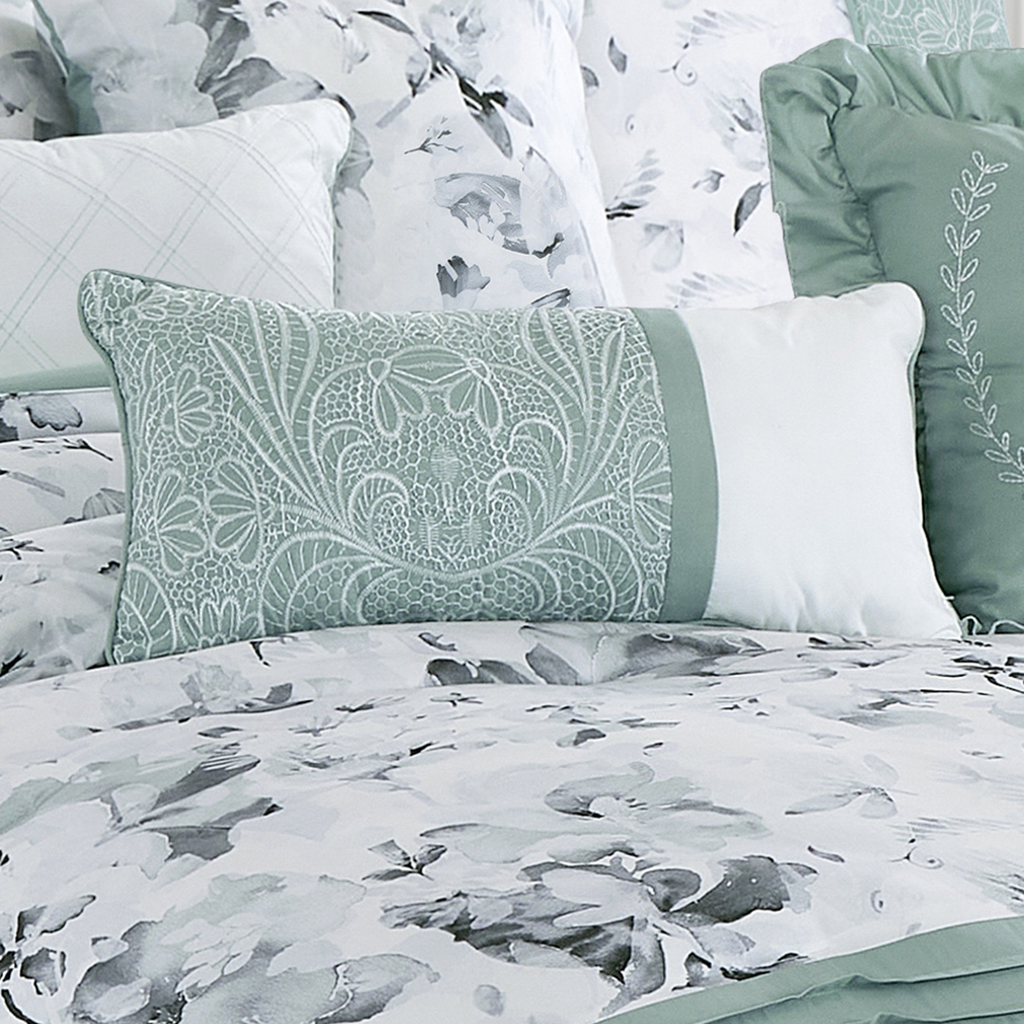 Homechoice International Group 7 Piece Patchwork Brushed Microfiber ...