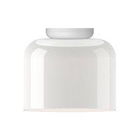 Pablo Designs Totem Flush Opal Glass Shade | Perigold