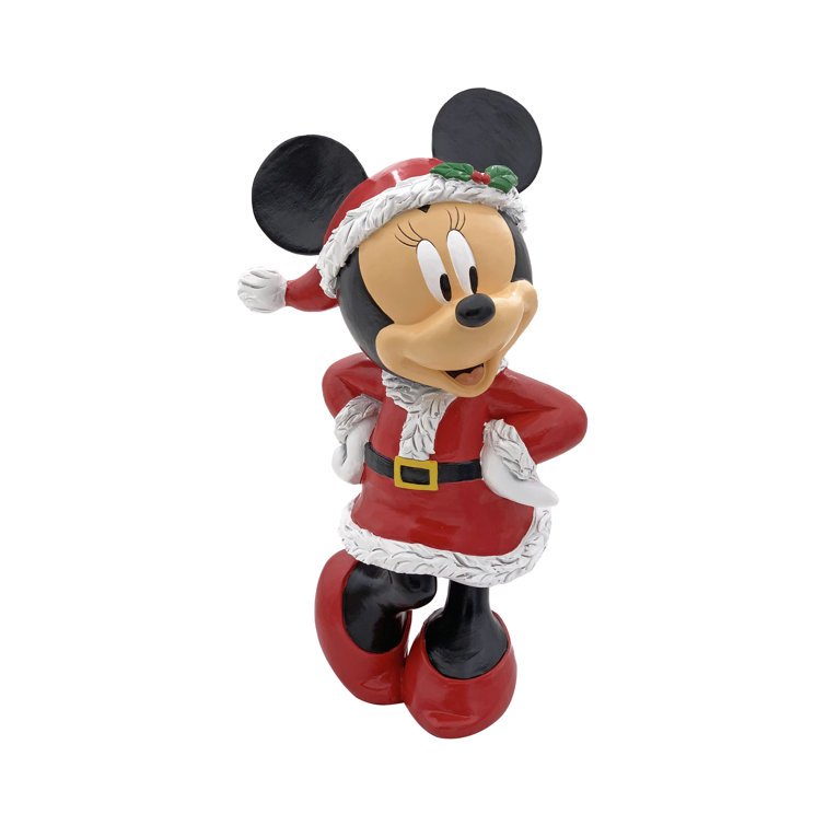 Back Yard Glory Disney Minnie Mouse Santa Suit Garden Statue | Wayfair