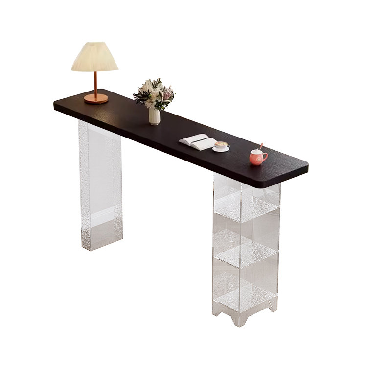 Brayden Studio® 47.24"Suspended Solid Wood Bar Table | Wayfair