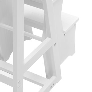 WFX Utility™ 3 - Step Wood Folding Step Stool & Reviews | Wayfair