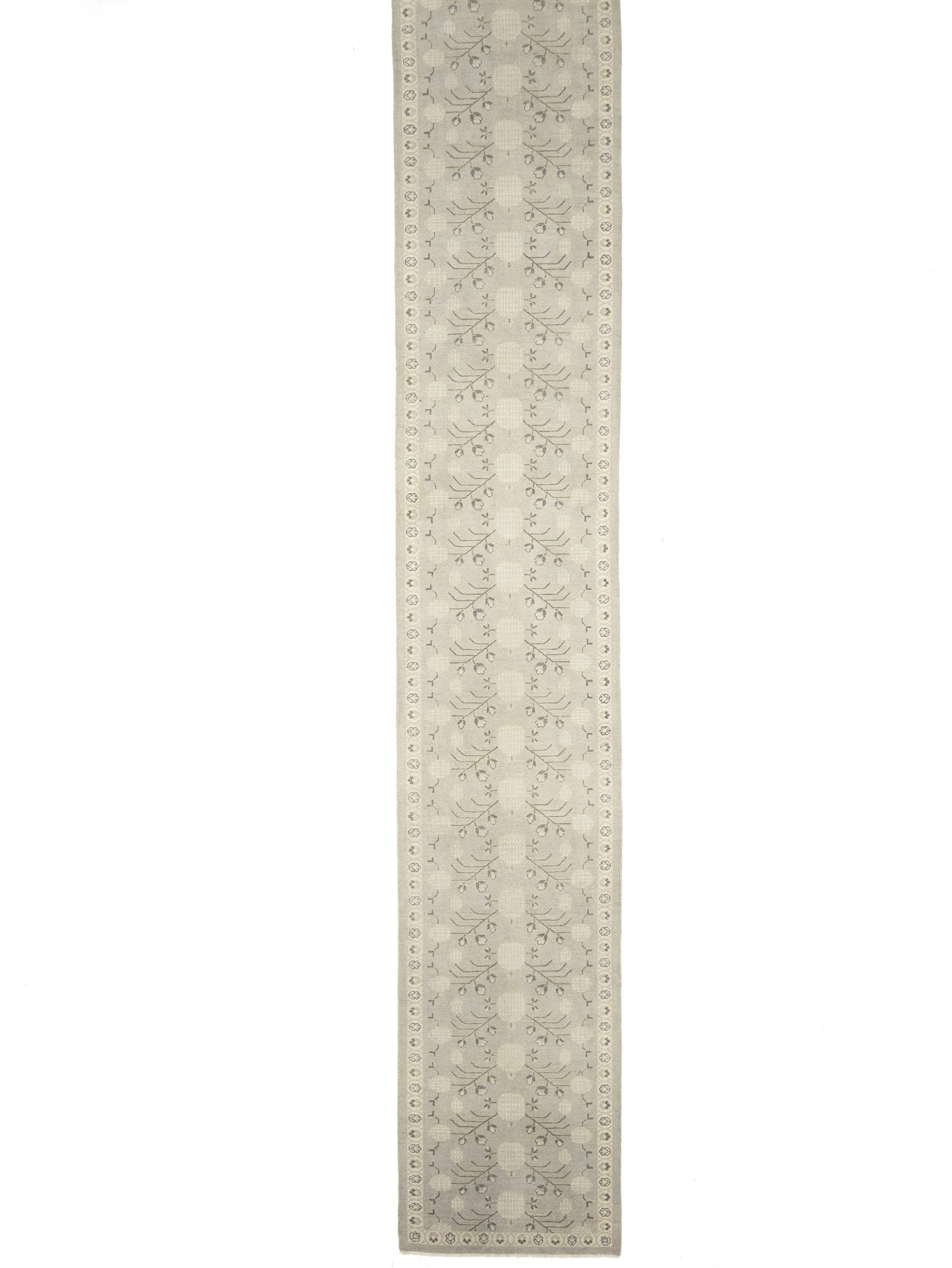 ADMINRUGS Muted Taupe Traditional 3X18 Oushak Chobi Oriental Runner Rug ...