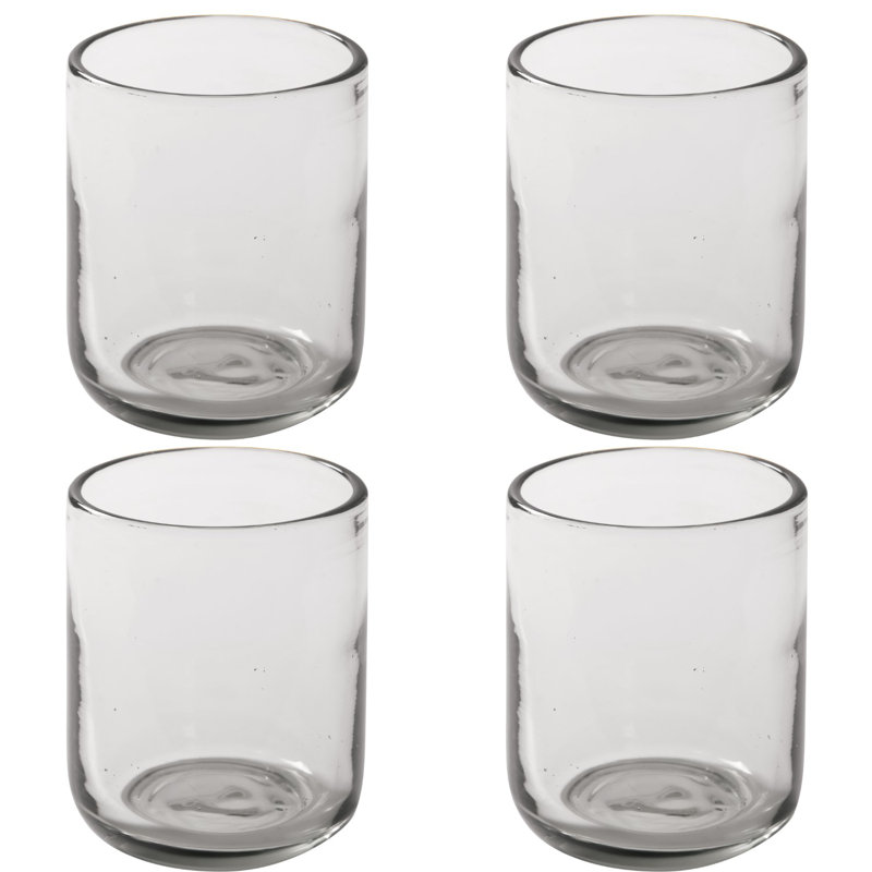 Bloomhouse Sayulita Spring 8 Piece Hand Made 16 OZ Glass Double Old ...