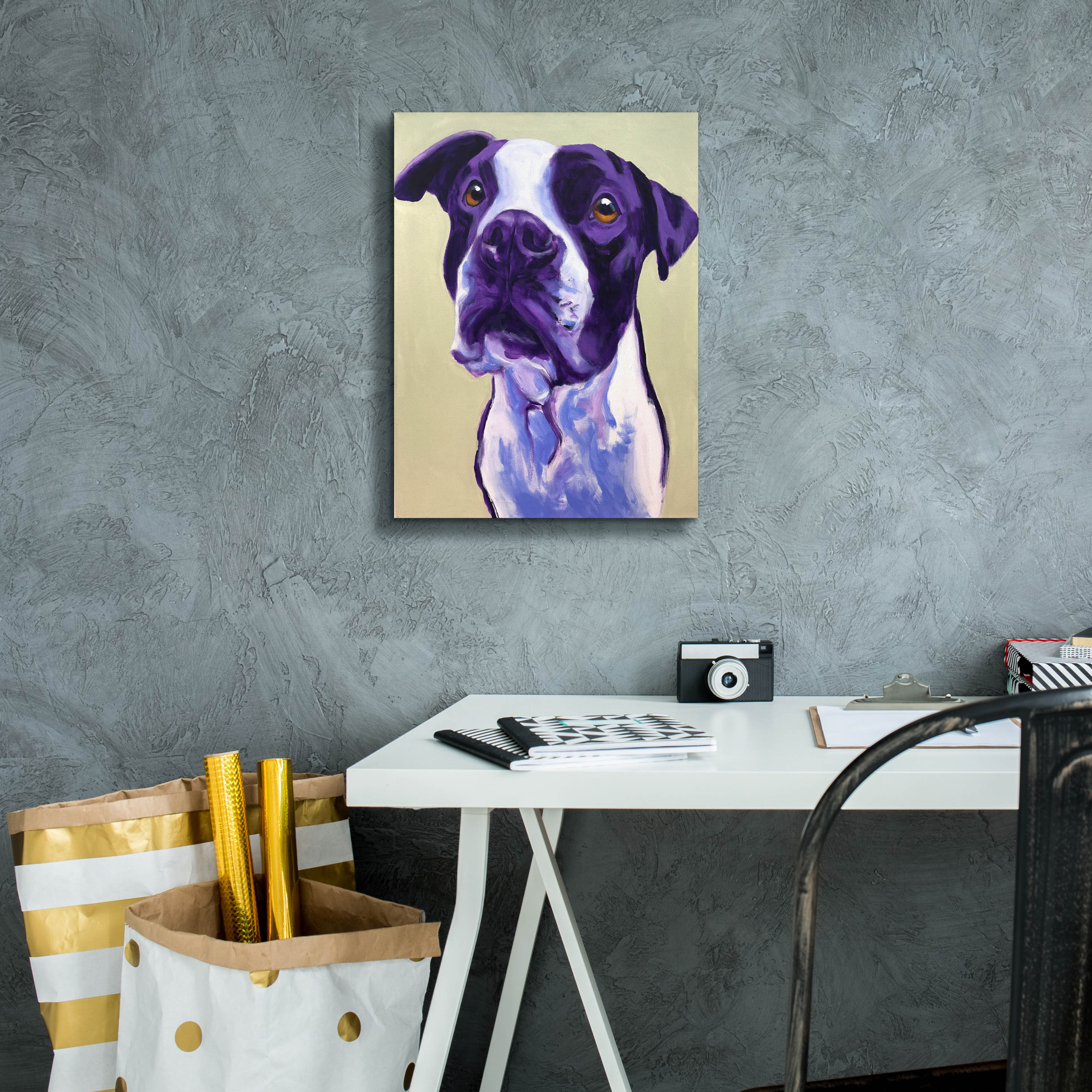 Red Barrel Studio® " Pit Bull - David " by Dawg Painter | Wayfair
