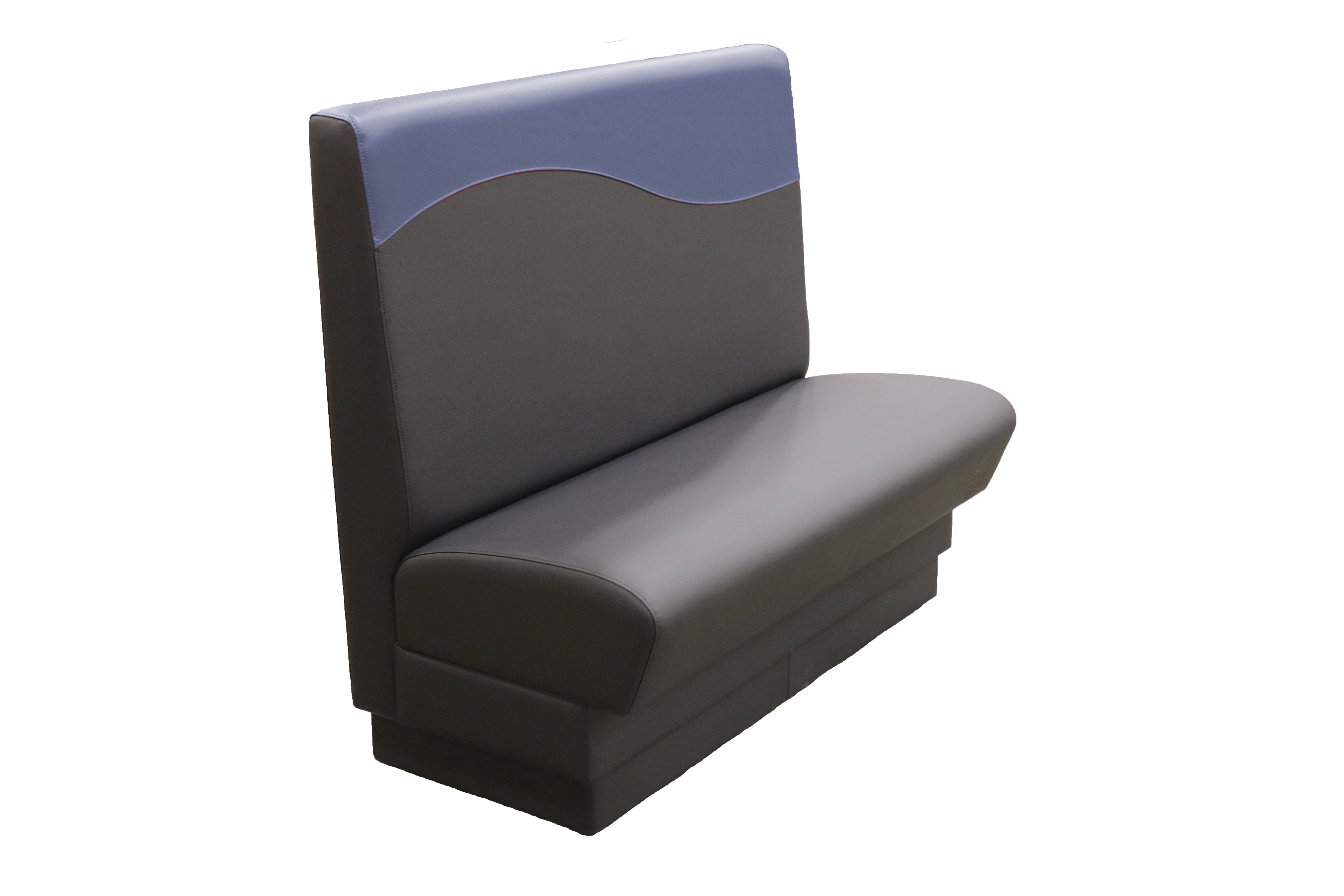 QA Group Olympic Style Single Restaurant Booth Seating - Contrast ...