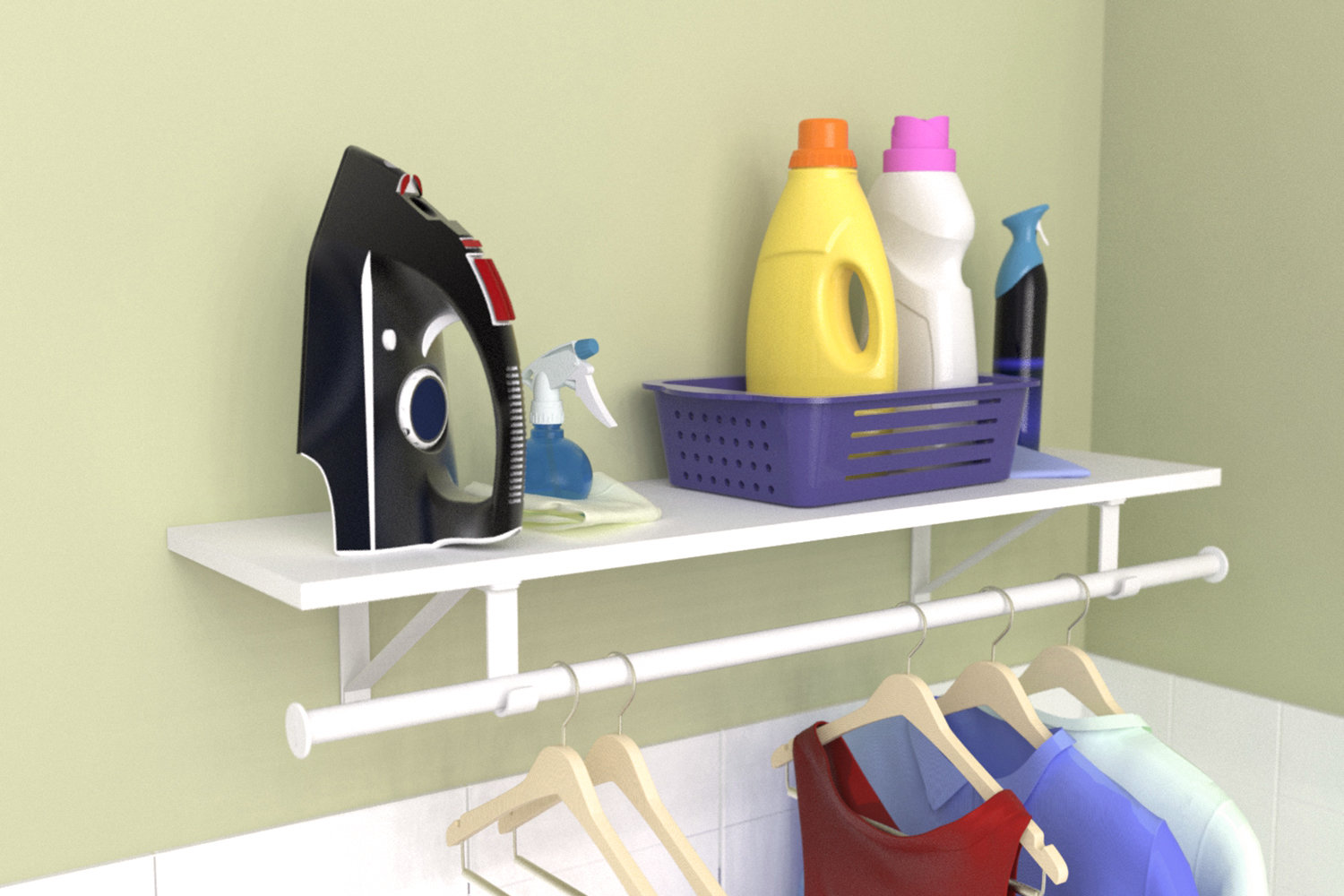 ClosetMaid Tablette murale avec tringle pour garde-robe et avis ...