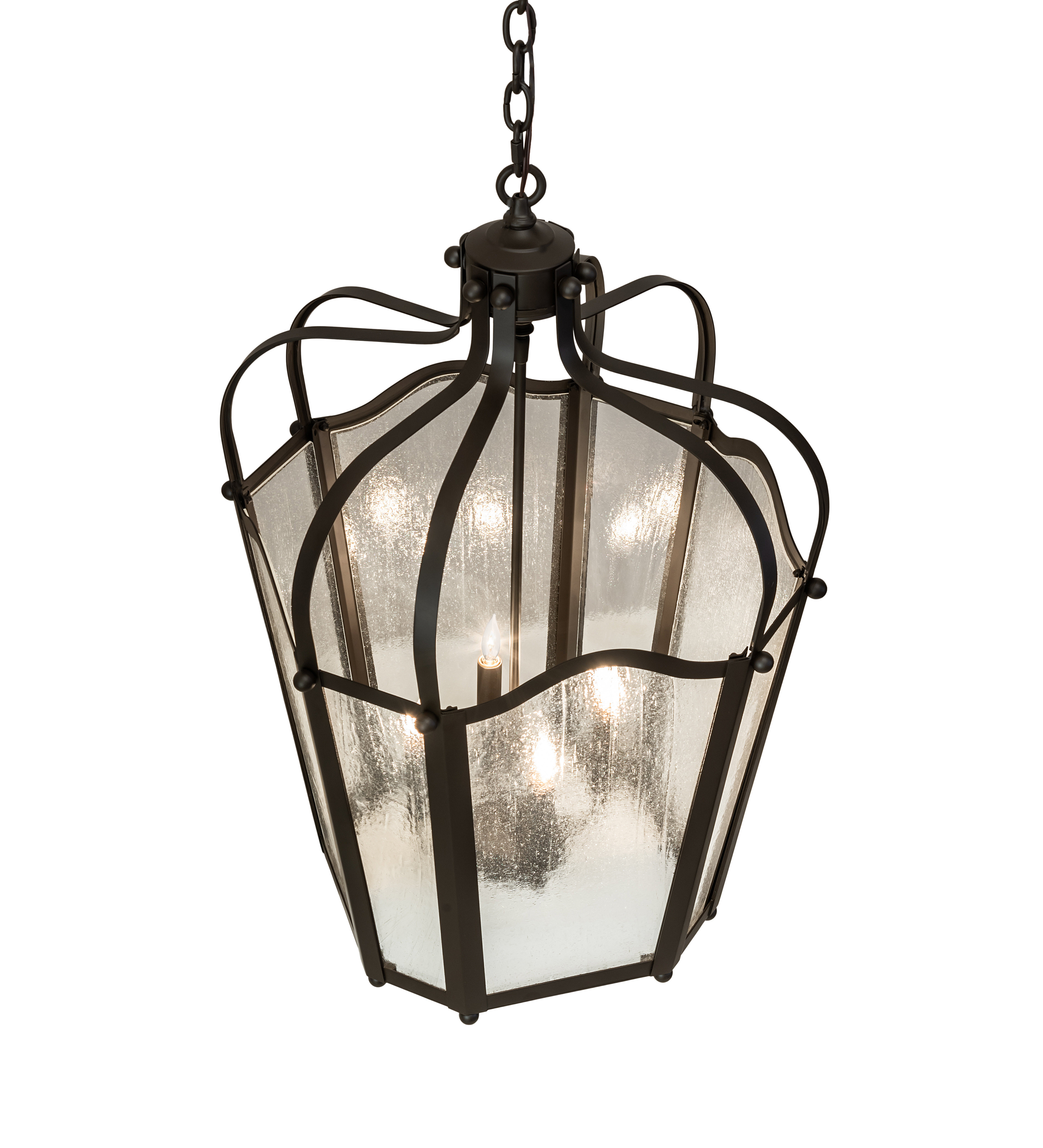 2nd Ave Lighting Citadel 4 - Light Lantern Square / Rectangle Pendant ...